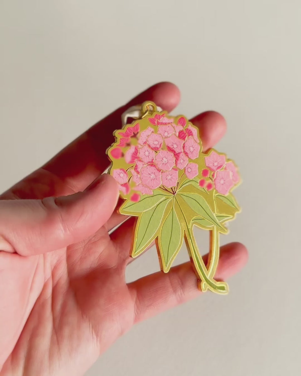 Mountain Laurel Christmas Ornament | State Flower of Connecticut ...